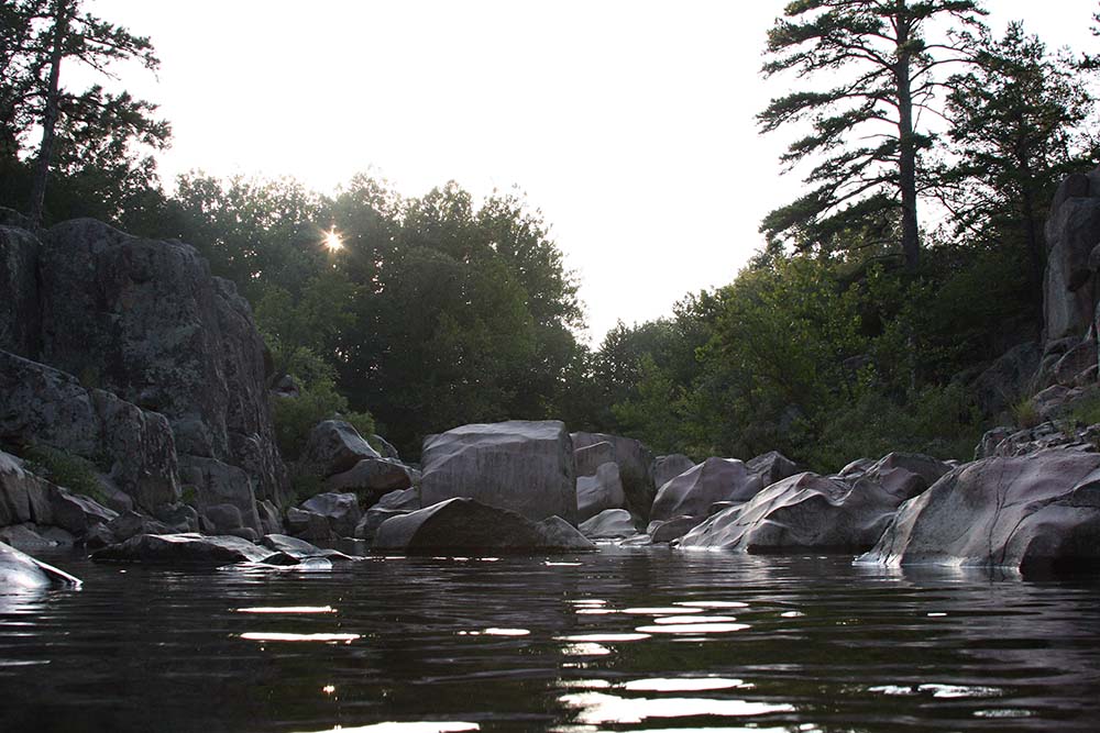 Amidon Memorial Conservation Area, Castor River Shut-ins, Pink Rock