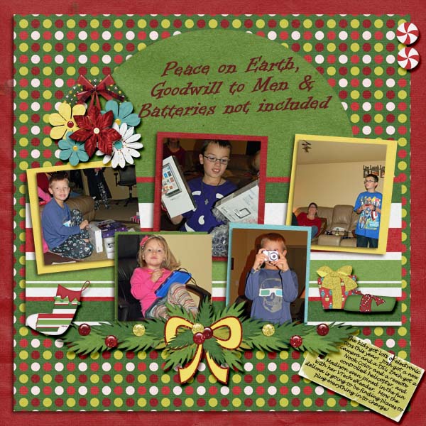 Digital Scrapbooking Tutorial - Using Patterned Papers